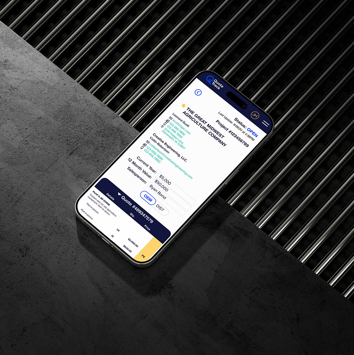 Quote Track | Terrostar Interactive Media